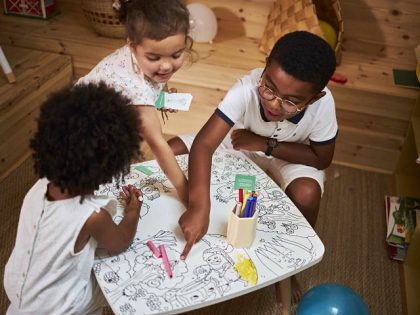 Coloriage, la table a colorier Coloritable pour les enfants