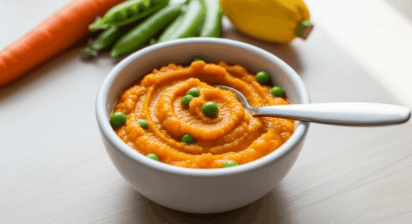 Puree de legume recette maison : sante et nutrition de bebe